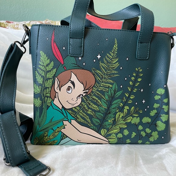Loungefly | Bags | Disney Peter Pan Crossbody Purse With Coin Purse ...
